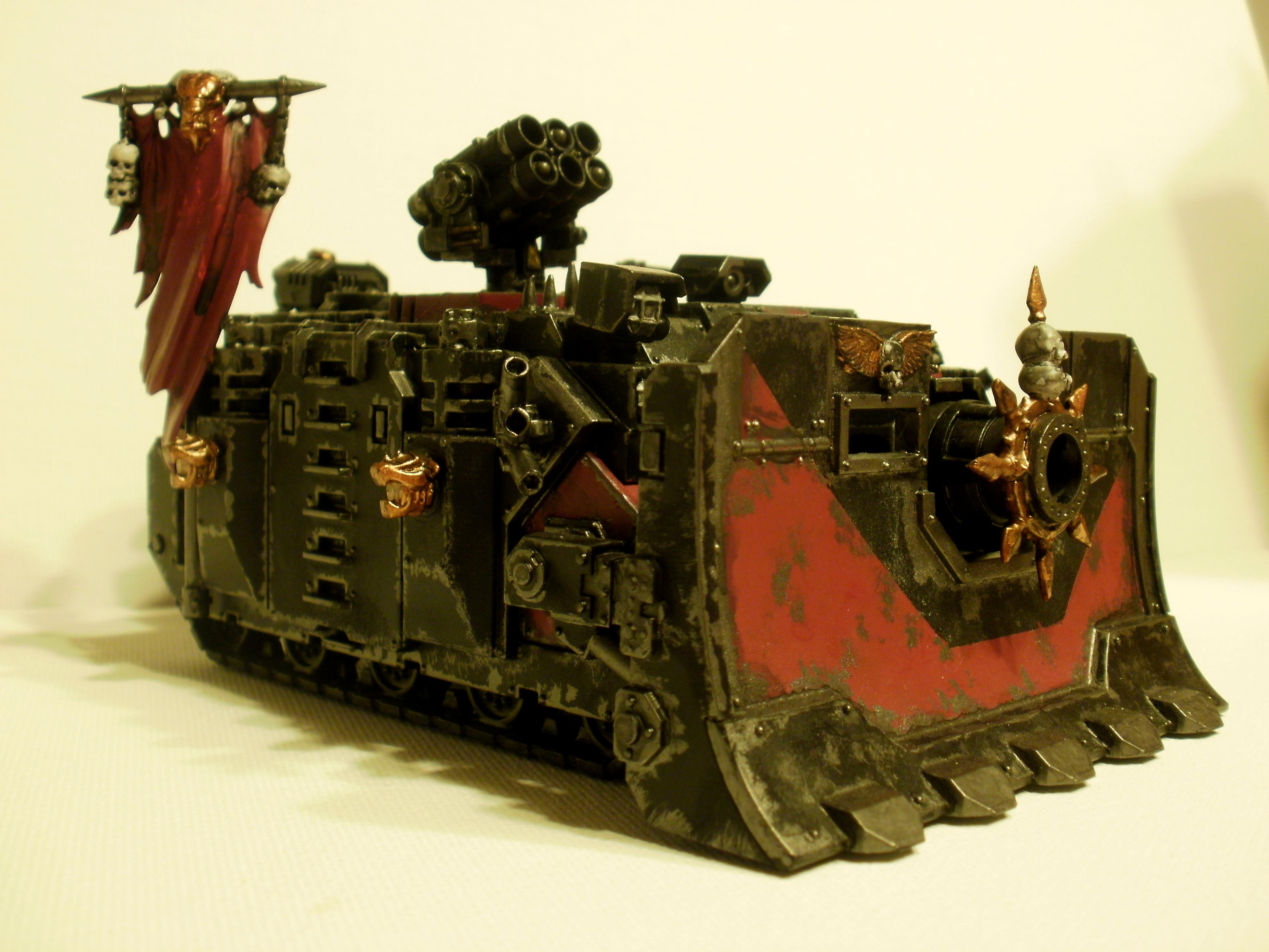 Black Legion, Chaos, Chaos Space Marines, Vindicator - Chaos Vindicator - Gallery - DakkaDakka